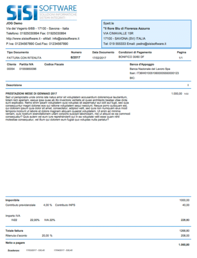 Guida Ritenuta d’acconto: software gestionale